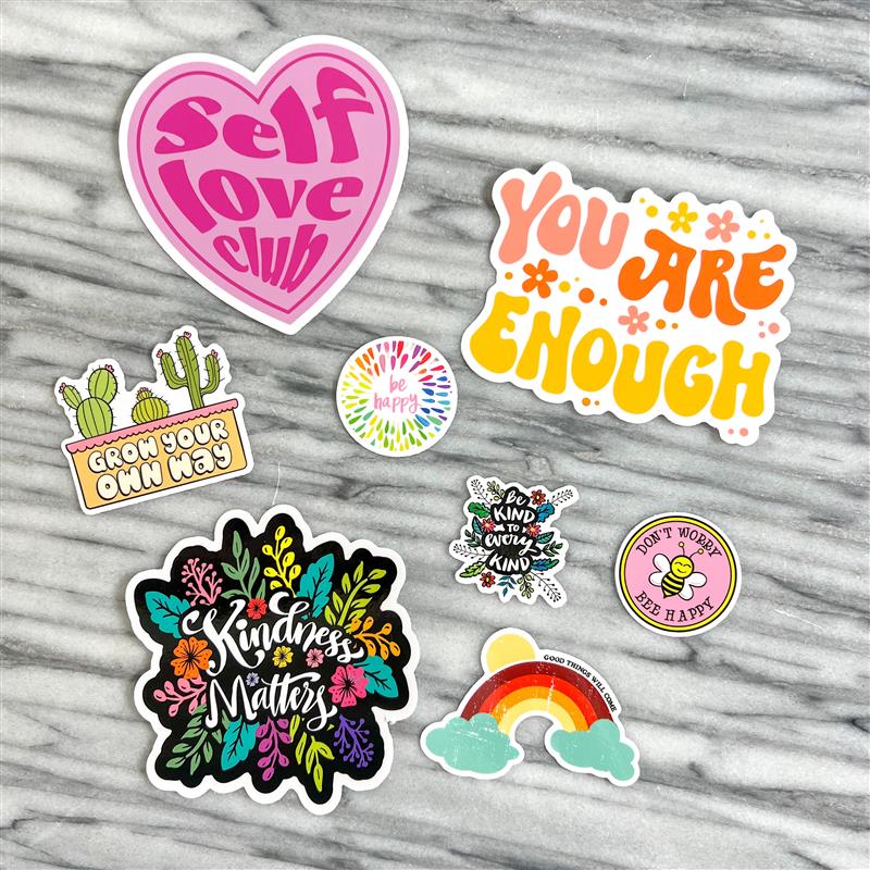 Inspirational Mental Health Sticker Essentials Pack – Peels Good LLC
